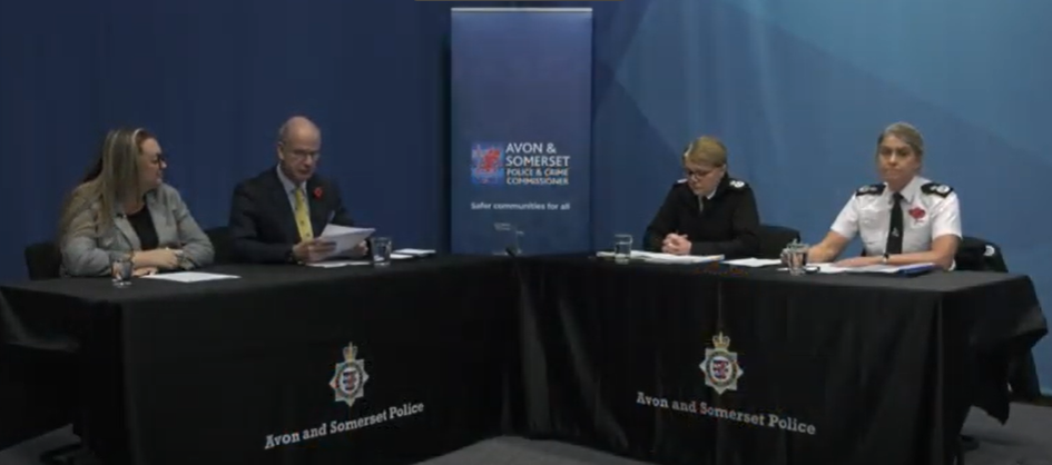 PCC puts police and crime questions to Chief Constable | OPCC for Avon ...